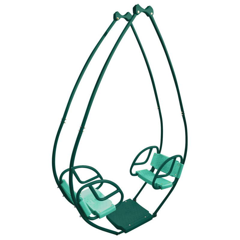 Balançoire balancelle pour enfant, portique 2,22m - Soulet